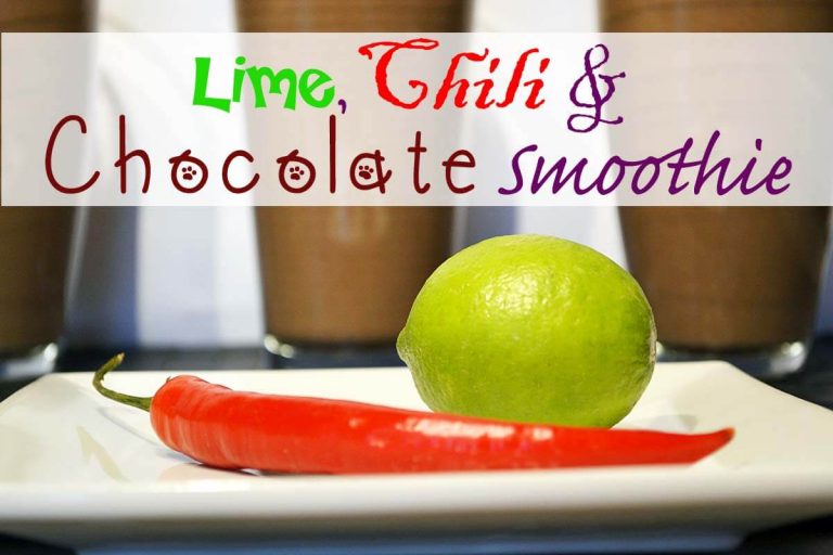 Lime, Chili & Chocolate Smoothie: Zingy, Spicy and Decadent!