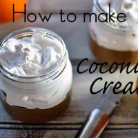 How to make Coconut Cream with one ingredient (Paleo, Vegan, Gluten Free)