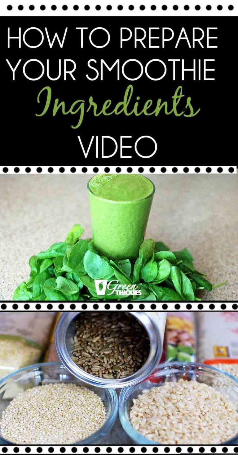 How To Prepare Your Smoothie Ingredients (VIDEO)