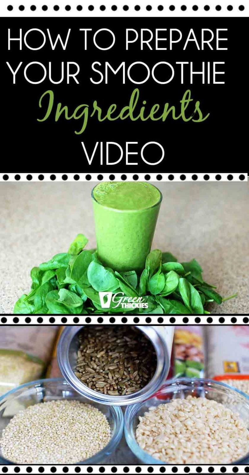 How To Prepare Your Smoothie Ingredients (VIDEO)